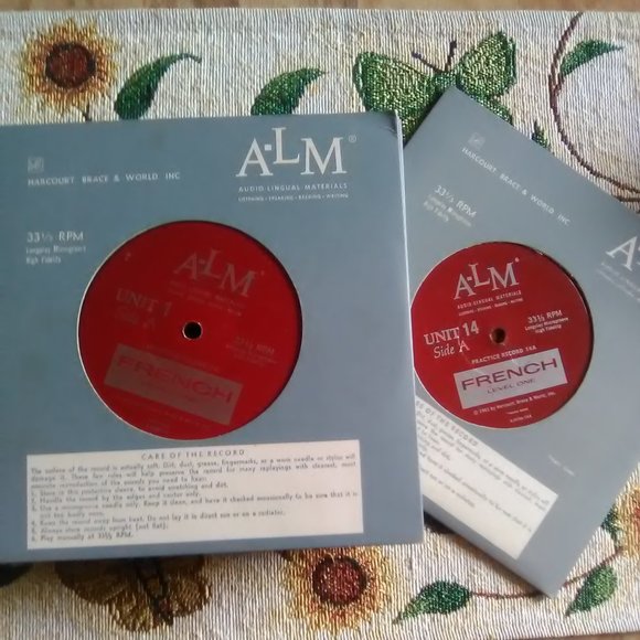 Harcourt, Brace & World, Inc. | Other | Learn French Record Set | Poshmark